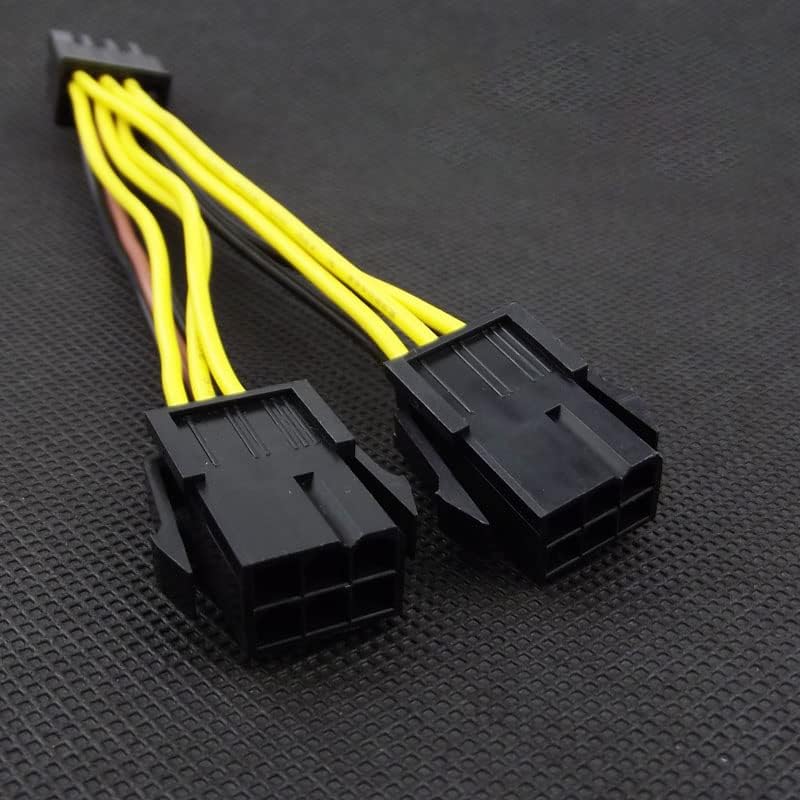 PCI-E Video Card Bring Your own PCI Power Cable Dual 6-Pin Female to 8 ...