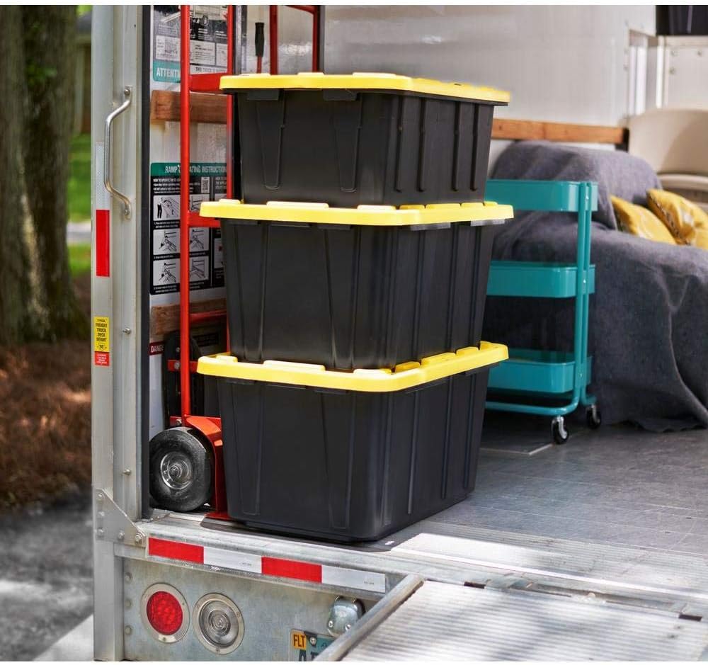 Project Source Commander Medium 17-Gallons (68-Quart) Black Heavy Duty ...