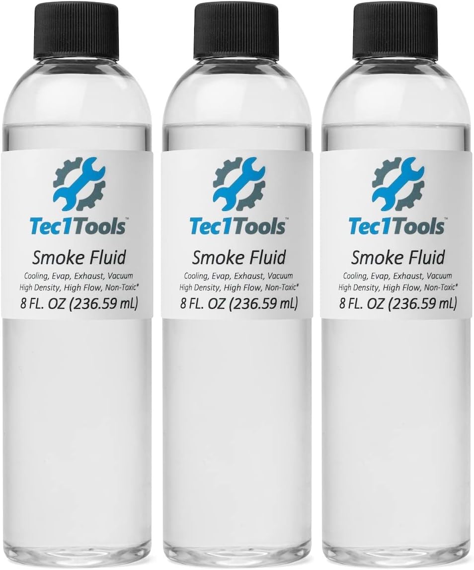 Tec1Tools Smoke Fluid Refill - 3-Pack 8 Oz Bottles for EVAP Smoke Mach ...