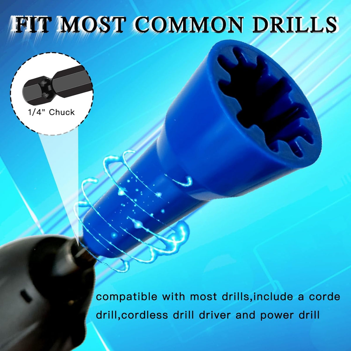 Wire Nut Driver, Spin Twist Wire Connector Socket, Wire Twisting Spinn ...