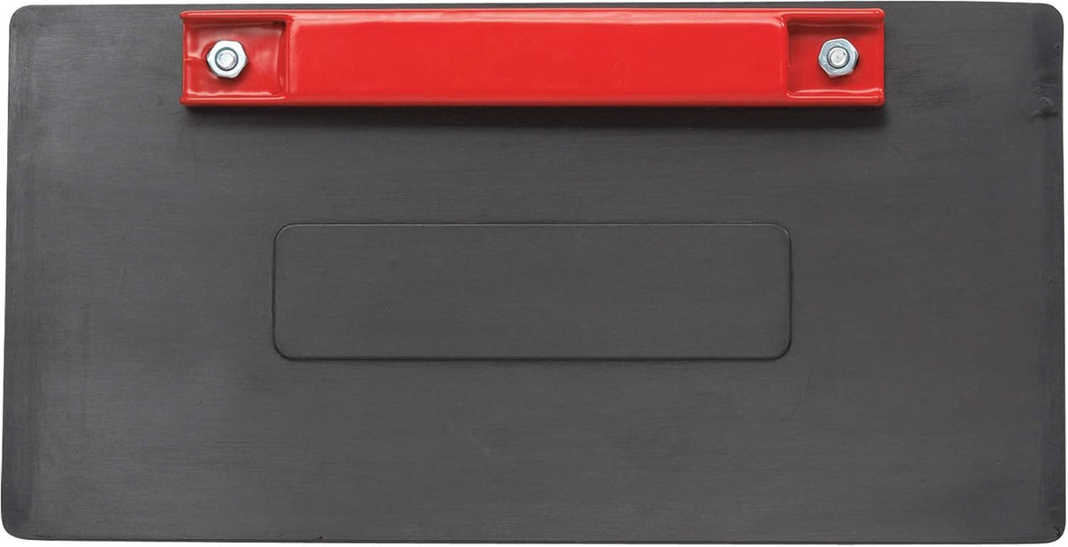Rubber/Magnetic License Plate Holder Combo - Black Rubber/Red Magnet ...